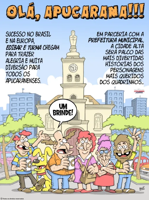 Edibar é novo garoto-propaganda da Prefeitura de Apucarana