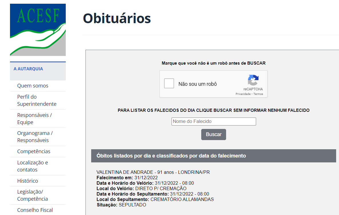 Morre Valentina de Andrade, ligada ao caso Evandro e emasculados de ... Morre Valentina de Andrade, ligada ao caso Evandro e emasculados de ...