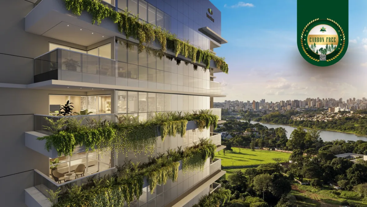 Com fachada verde, Gaia é o novo lançamento da Vectra, na Nova Prochet