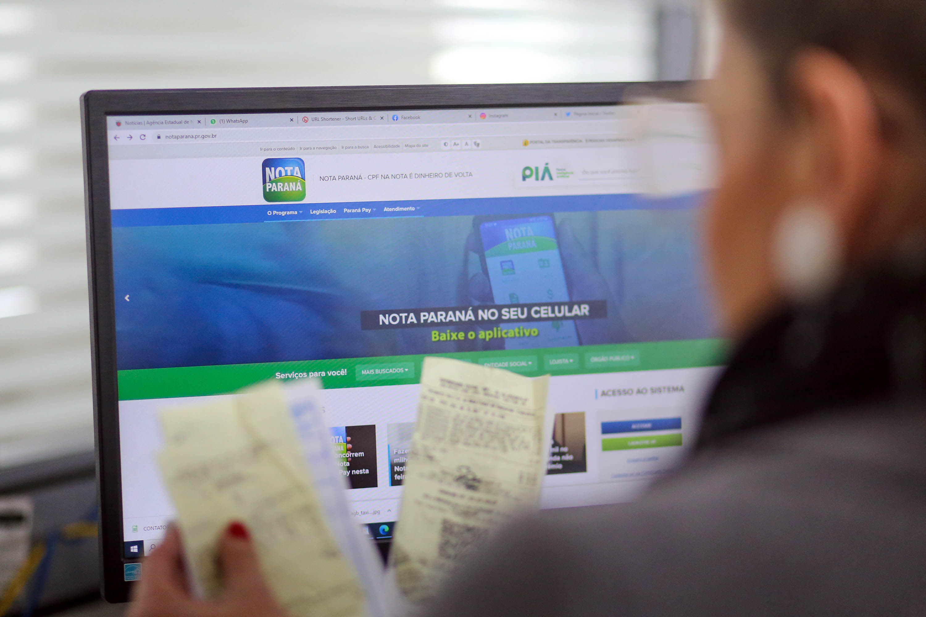 Nota Paraná reduz limite mínimo de saque para R$ 5