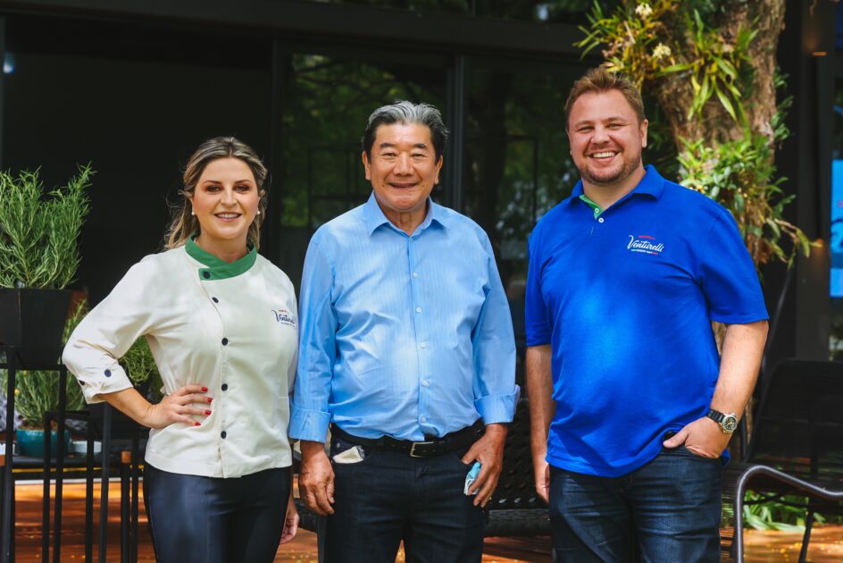 Famiglia Venturelli recebe