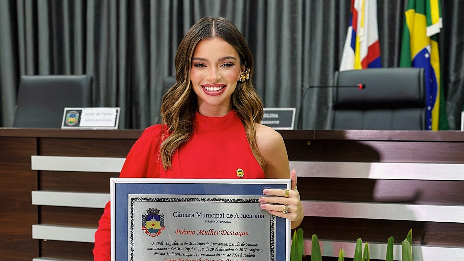 Gabriella Mustafá, Mulher Destaque de Apucarana